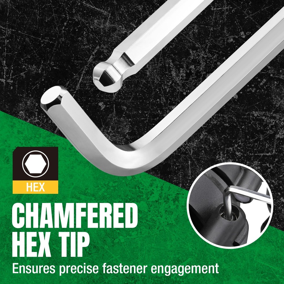 SK 27-Piece Allen Wrench Set Metric/Sae/Star Hex Key Set L-Shaped S2 ...