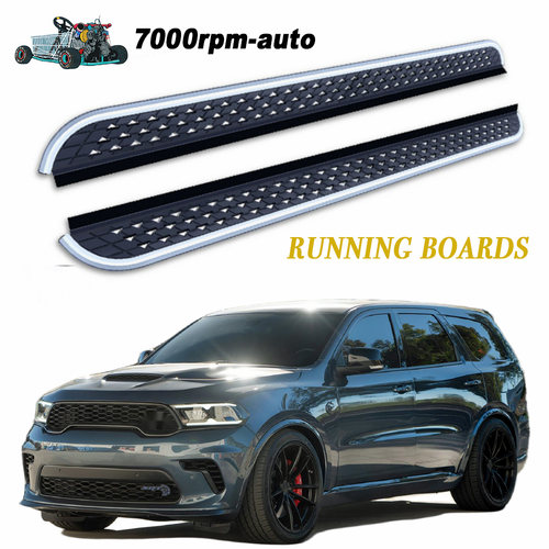 2PCS Running Boards Fits For Dodge Durango 2018-2023 Side Step Nerf Bar ...