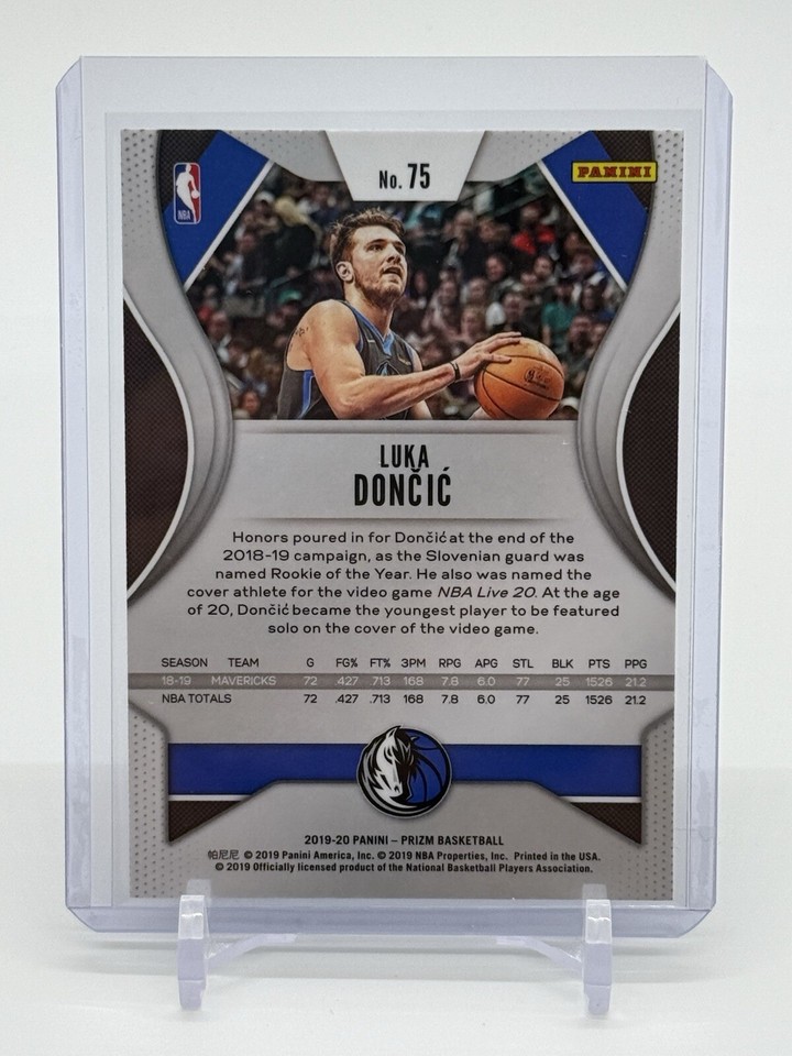 2019-20 Panini Prizm NBA Basketball #75 Luka Doncic Dallas Mavericks | eBay