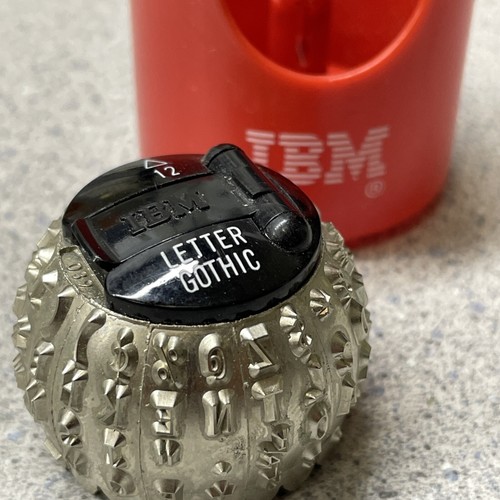 IBM Selectric II Element Typeball LETTER GOTHIC 12 Pitch, Ships Same ...