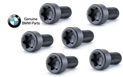 x6 Genuine Flywheel Bolts for BMW 1 Series M, 128i, 135i, 135is, 228i ...