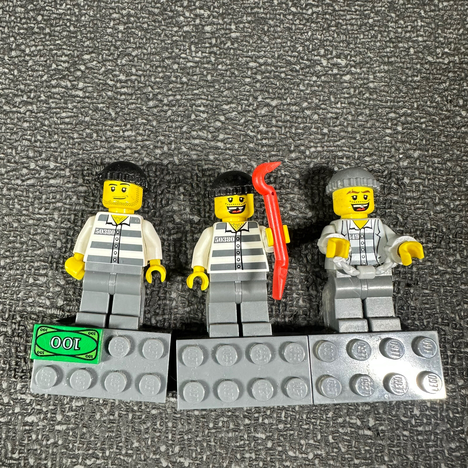 LEGO Magnet Set Robbers Bandits Jail Prisoners Minifigure Set Lot | eBay