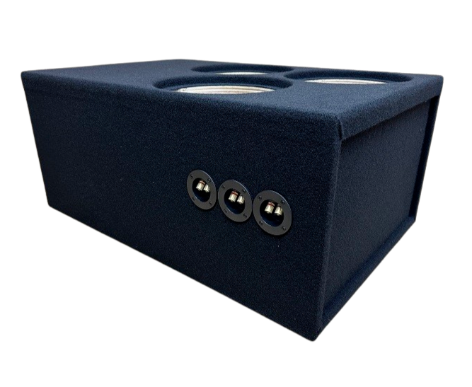 Custom Ported Sub Box Enclosure for 3 10" Subs ~ PLEXIGLASS WINDOW ...