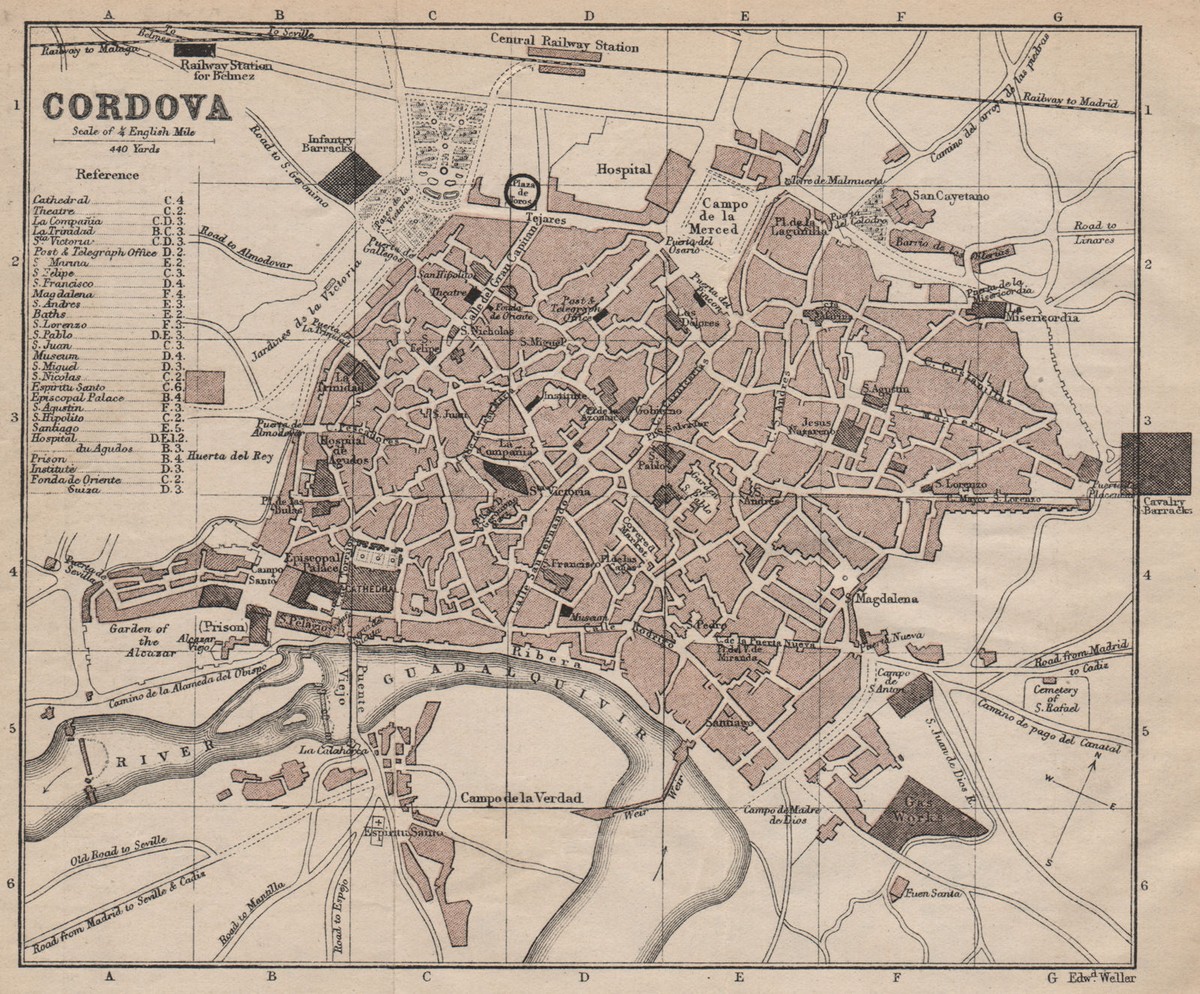 Cordoba Spain Map Things To Do In Cordoba Spain — Spain Less