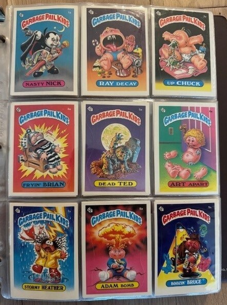 Complete Set! 1985-1987 GARBAGE PAIL KIDS ORIGINAL SERIES OS 1 - OS 14 ...