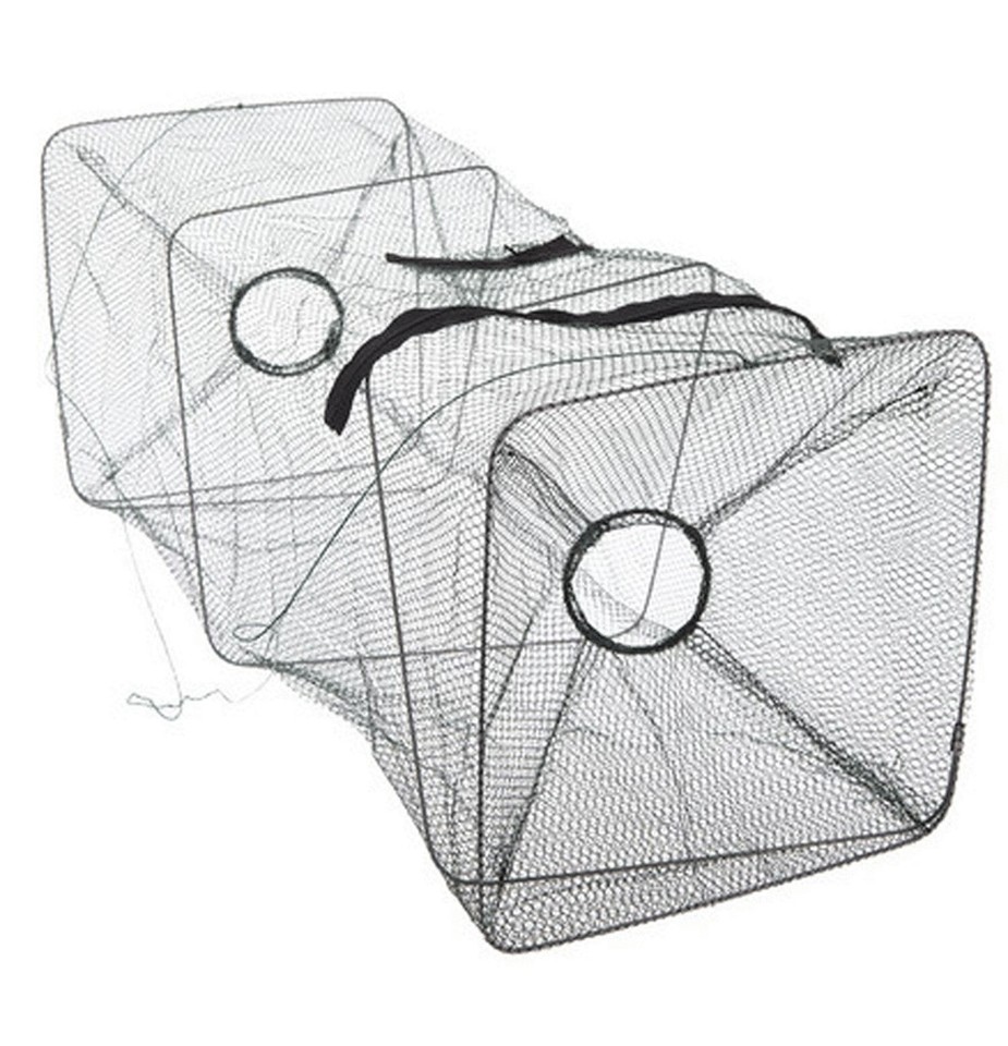 1-4pcs Fishing Bait Trap Fish Net Cast Cage Crab Minnow Crawdad Shrimp ...