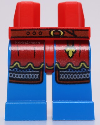 Lego Castle Red Hips Blue Legs Red Surcoat Reddish Brown Belt Silver ...