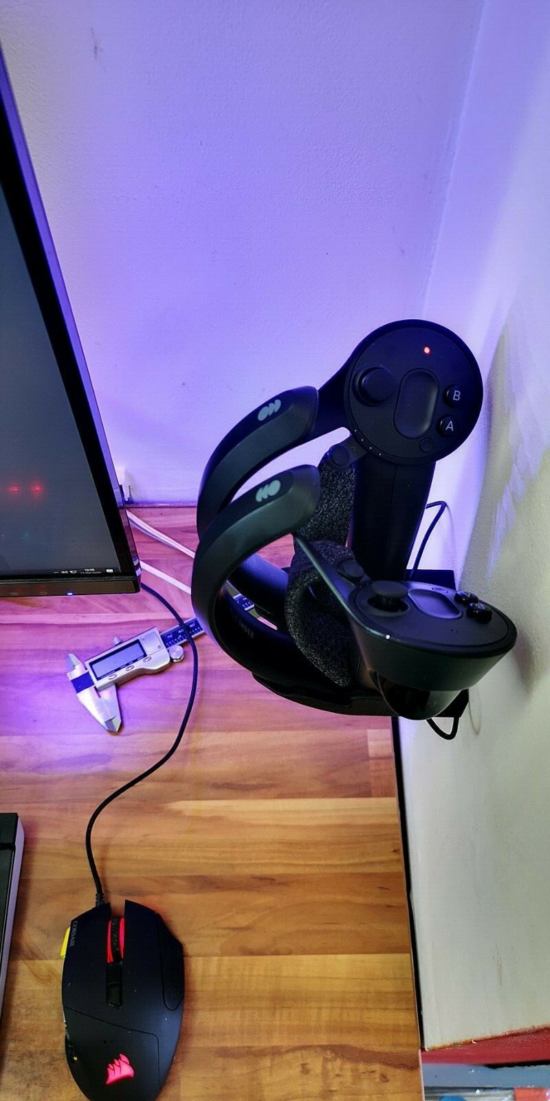 Valve Index Knuckle wall mount Steam_VR_Controller_Dock_Charger_Stand ...