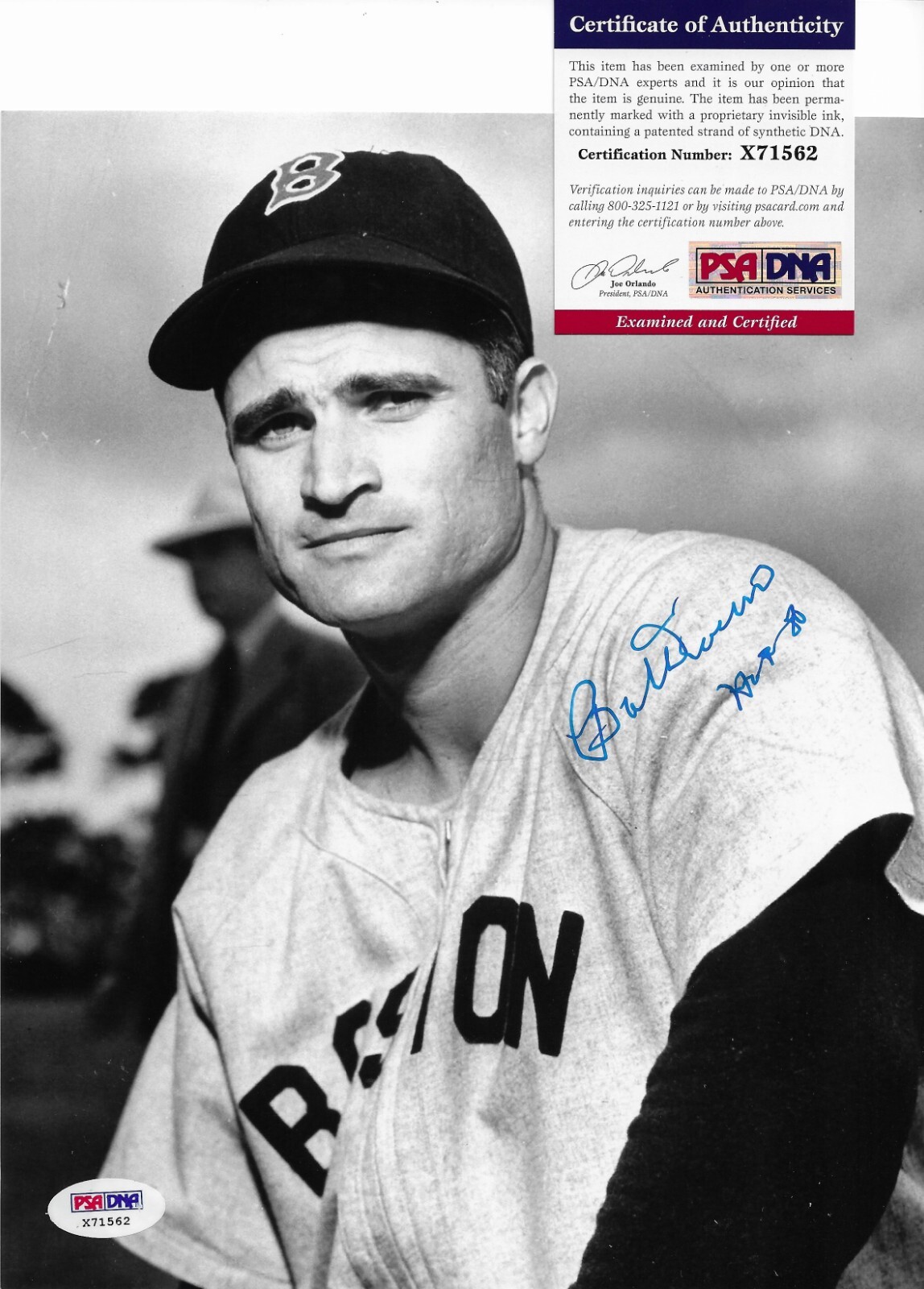 Bobby Doerr Boston Red Sox Signed 8x10 Photo Autographed PSA/DNA COA ...