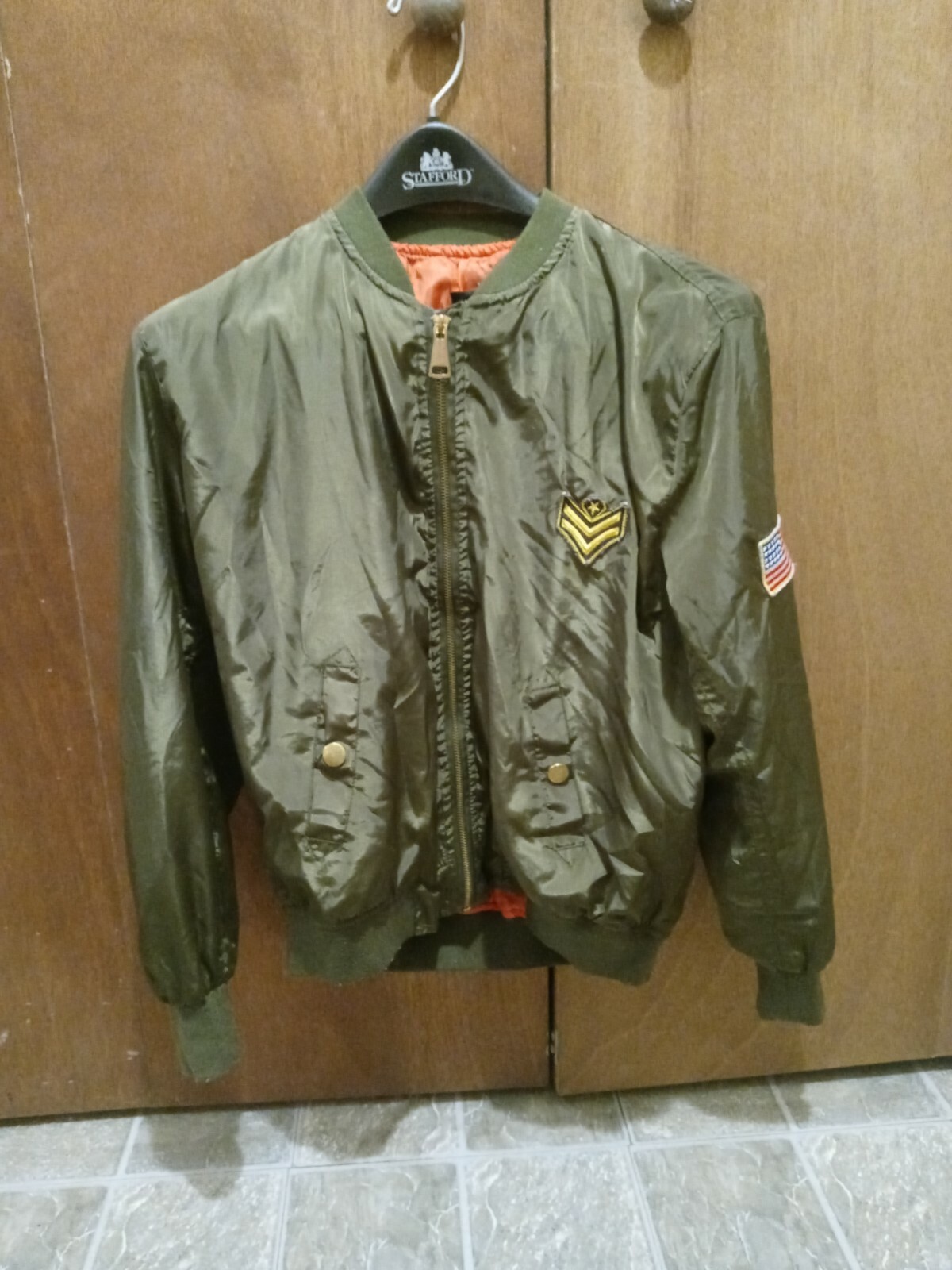 Mega Wear BOMBER JACKET MILITARY STYLE Vintage Unisex… - Gem