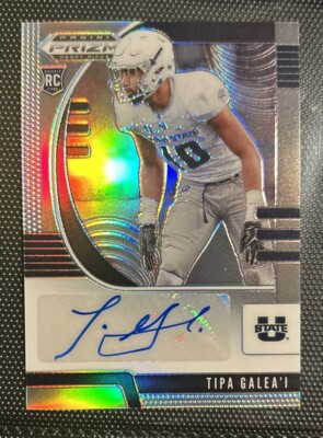 2020 Prizm Draft Picks Tipa Galeai Silver Rookie Auto #289 Packers LB ...