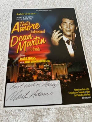 Mark Adams Actor Signed Photo Genuine Theatre Flyer Autograph 21 x 14 ...