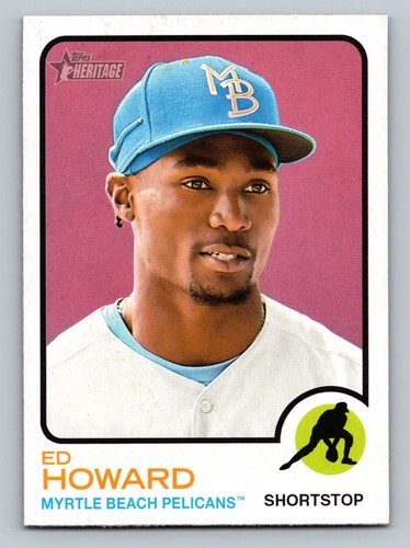 2022 Topps Heritage Minor League #73 Ed Howard NM/MT | eBay