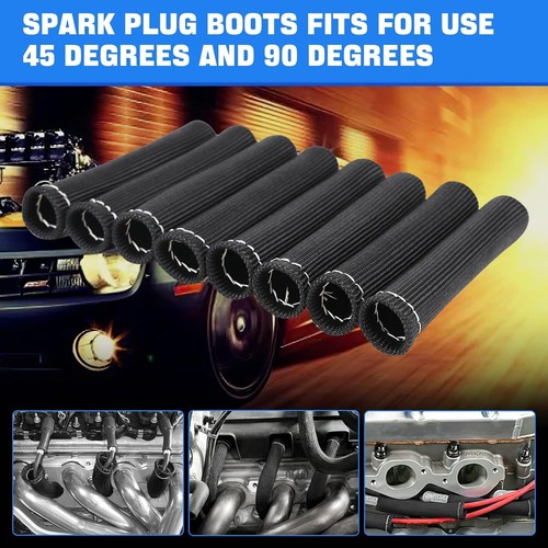 Spark Plug Wire Boot Protector 8PCS 2500°Max Heat Shield Sleeve ...