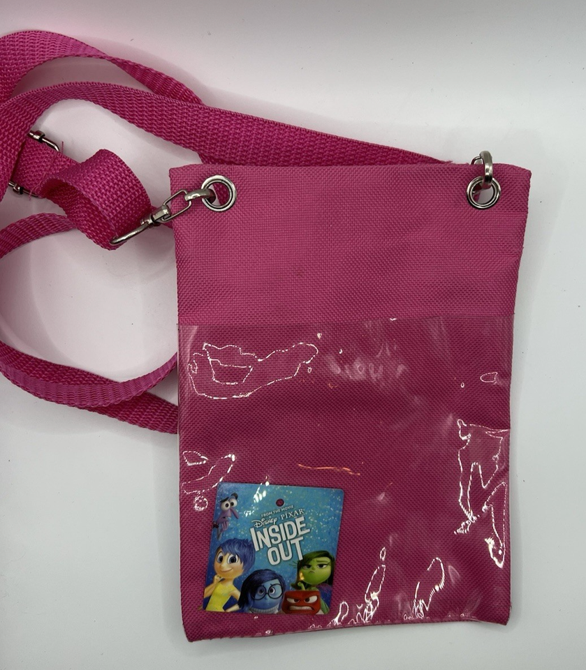 Disney Inside Out Crossbody Bag Pink Anger Disgust Fear Joy Sadness | eBay