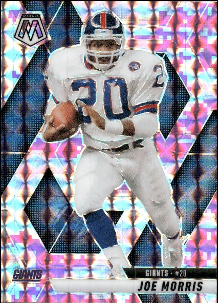 2025 Panini Mosaic - Joe Morris #52 Camo Pink Mosaic Prizm for sale ...