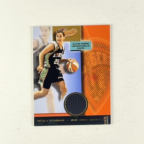 2002 Fleer Authentix WNBA Memorabilia Ripped Becky Hammon #NNO New York ...
