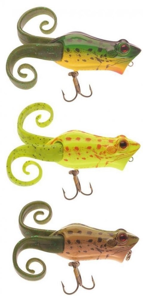 3 X Berkley Power Pop Frog Topwater Lure Rana 6 Cm 10 Gr Kit 3 Pezzi ...