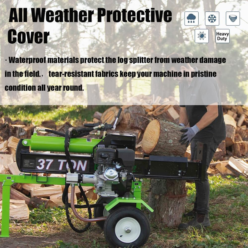 Log Splitter Cover Waterproof 1200D ,Tear Resistance Wood Splitter ...