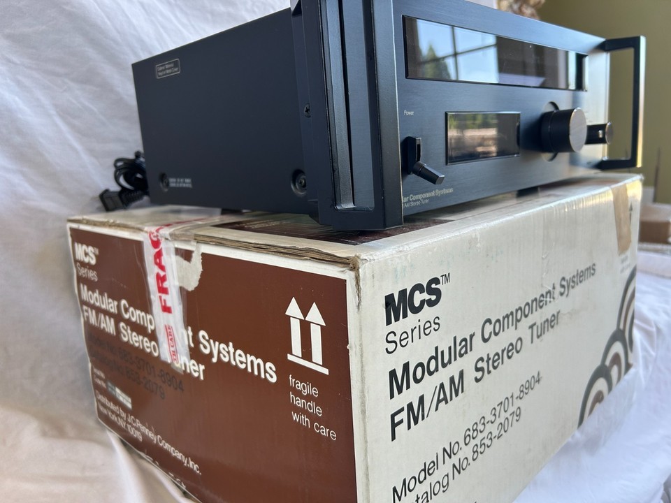 MCS 3701 Modular Component Systems Stereo AM/FM Tuner Vintage MINT ...