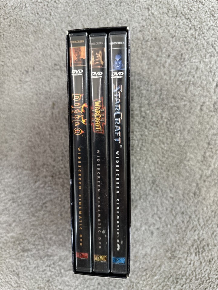 Blizzard Entertainment Collection DVD Box Set Starcraft, Diablo II ...