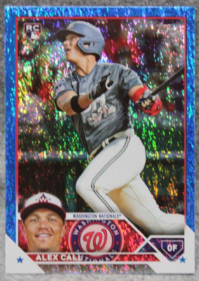 2023 Topps Update Alex Call RC Blue Foil 556/999 Parallel #US253 | eBay