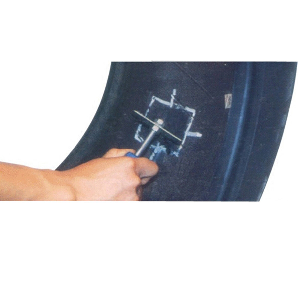 Tire Patch Repair Tool Kit Tire Buffer Grinding Wheel Patch Roller ...