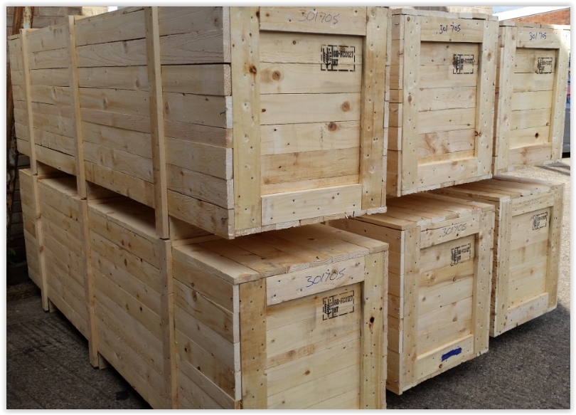 Wooden Shipping Crates - Export Packing Cases / Boxes - 1m x 1m x 1m ...