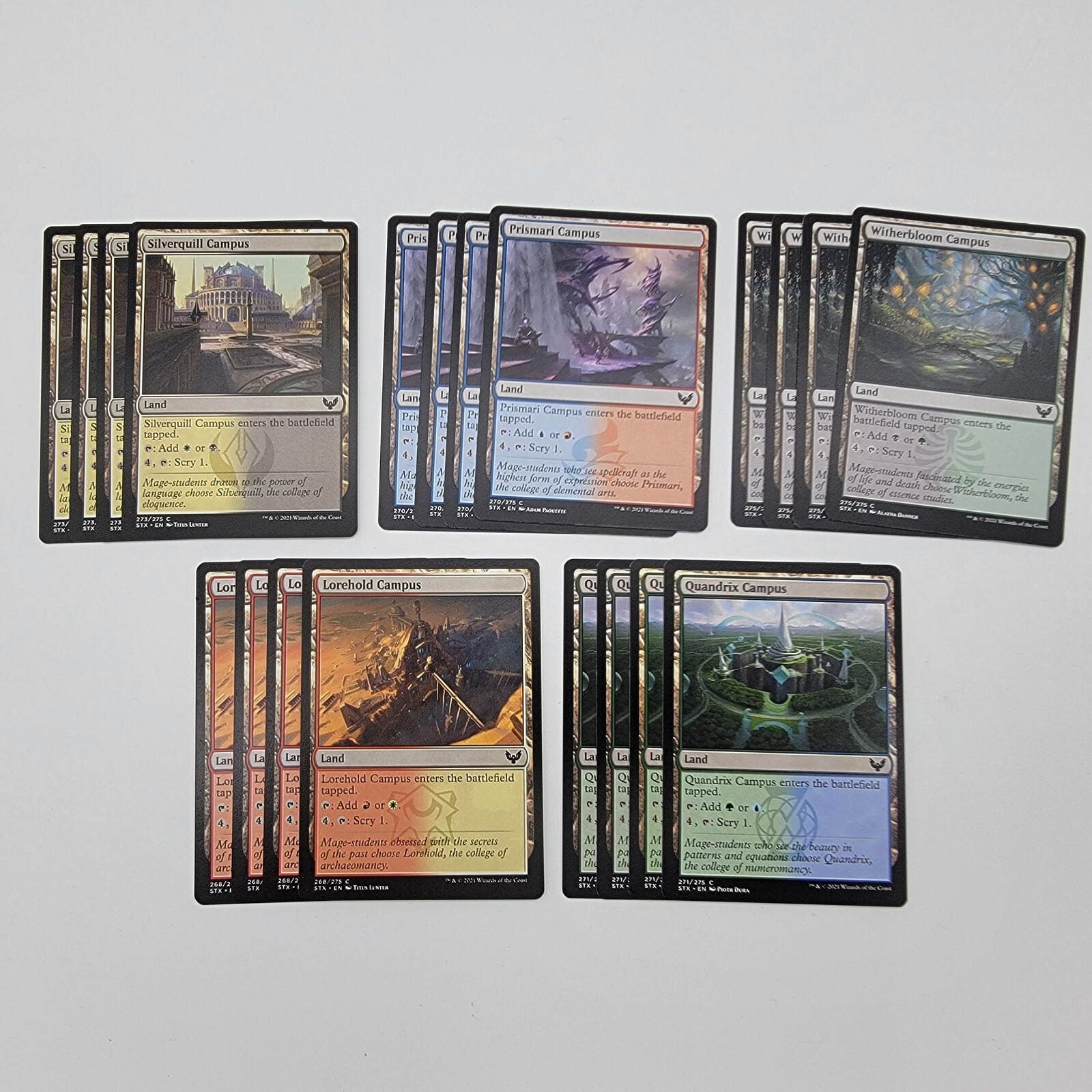 20 Scry Dual Land - Strixhaven (STX) - 4x of each - MP-NM - Sets ...