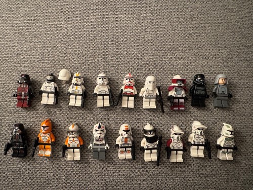 Star Wars Lego Clone trooper minifigure lot sith biker scout pilot ...