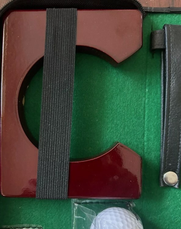 GOLF EXECUTIVE PORTABLE 3 PC SET WOOD GOLF PUTTER SET NEW | eBay