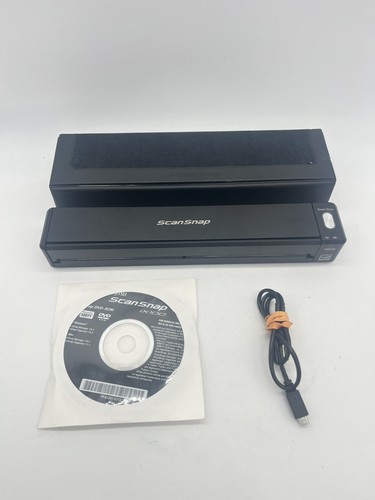 Fujitsu ScanSnap iX100 600 DPI Wireless Portable Scanner W Cord, Case ...