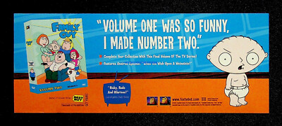 Family Guy 20th Century Fox 2003 Trade Print Magazine Ad Poster ADVERT ...
