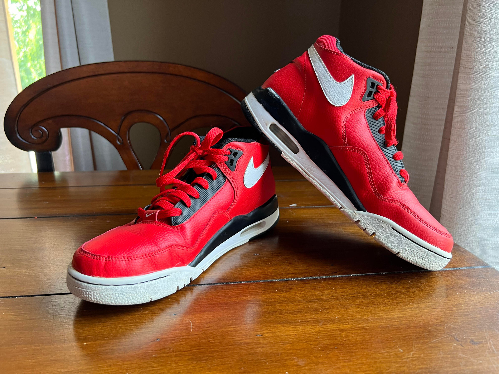 NIKE FLIGHT LEGACY UNIVERSITY RED/WHITE-BLCK BQ4212-6… - Gem