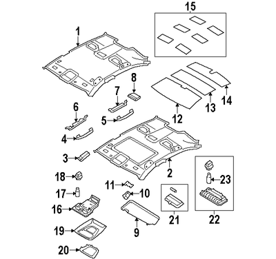 BMW 51167145718 GENUINE OEM SUNVISOR CLIP | eBay