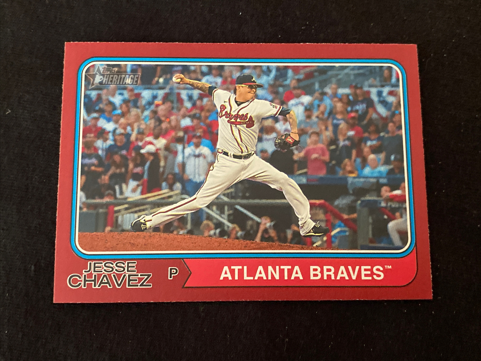 2023 Topps Heritage - Red Border #120 Jesse Chavez for sale online | eBay