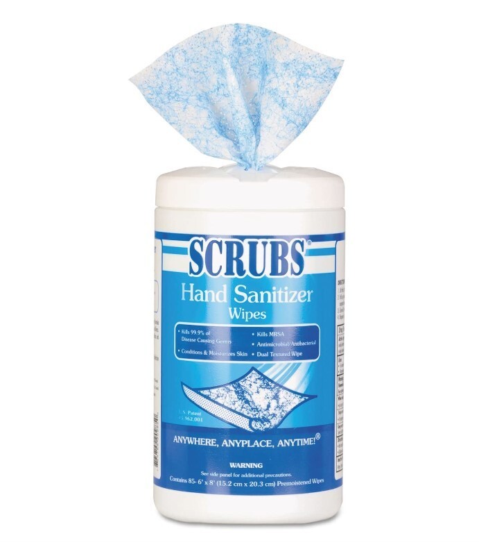 ITW Dymon 90985 SCRUBS Hand Cleaner Wipes (expired) - 6 Tubs - Free ...