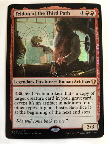 MTG Commander Anthology Volume II Feldon of the Third Path Foil 06/312 ...