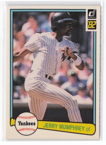Jerry Mumphrey #261 1982 Donruss New York Yankees | eBay