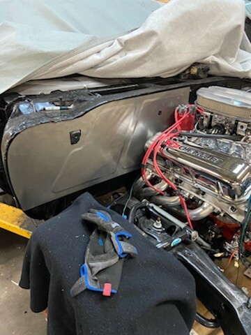 1968-72 Chevy Chevelle/Malibu/GTO/El Camino Firewall Panel w/Bead Roll ...