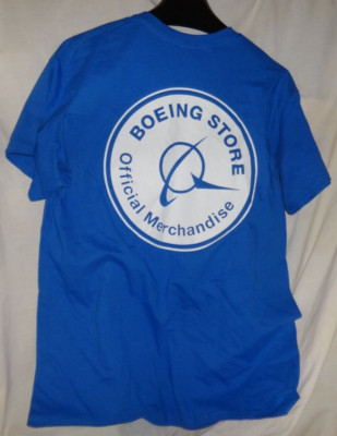 HTF The Boeing Store Official Merchandise Logo Employee Shirt Airplane ...