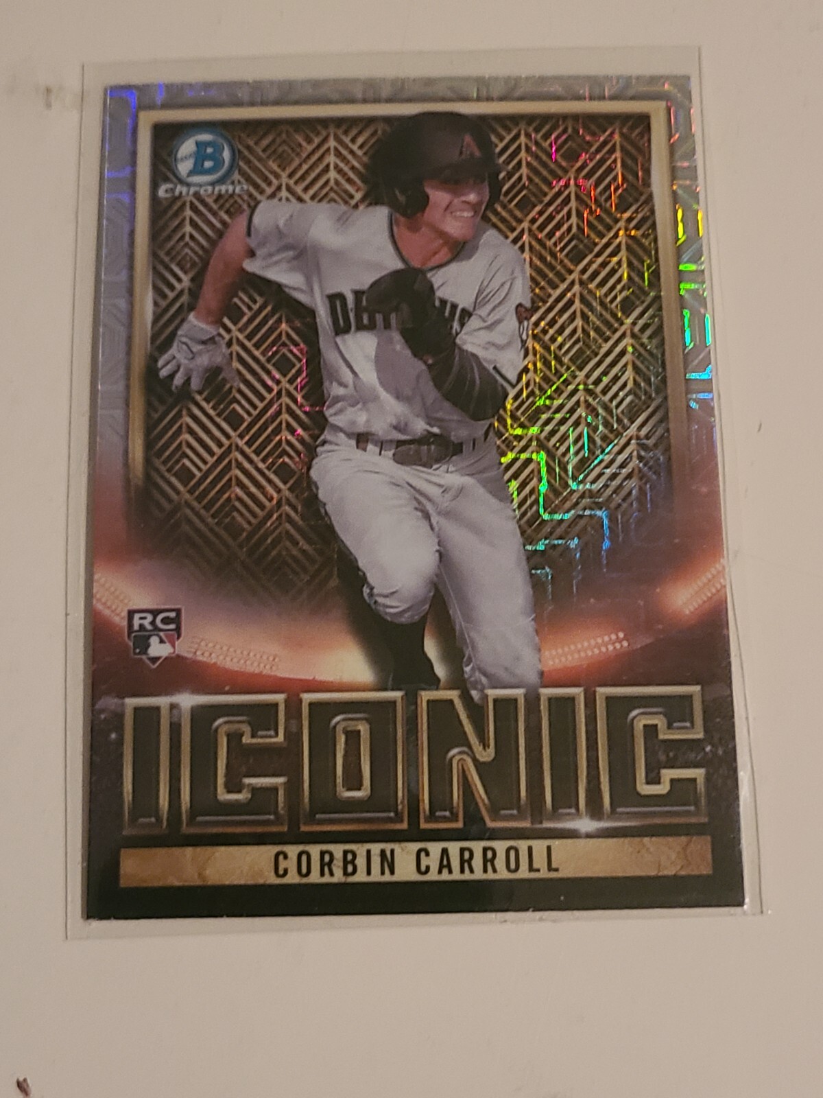 2023 Bowman Chrome Mega Corbin Carroll Iconic Mojo Rookie RC #BI-18 ...