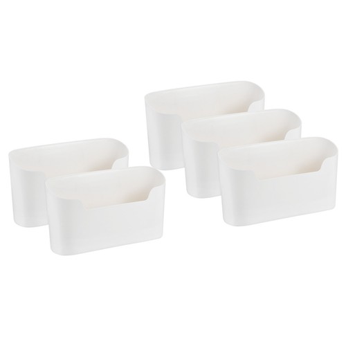 6 x Wall Mount File Holder A4 Large Acrylic Holder File Organizer White ...