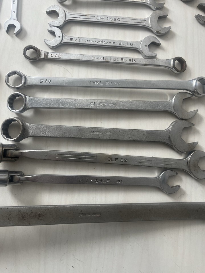 Lot Of 27 Mac Tools Wrenches No Sets. SAE And Metric. Odds And Ends | eBay