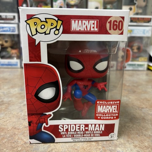 Funko Pop Marvel 160 Spider-Man Marvel Collector Corps Exclusive | eBay