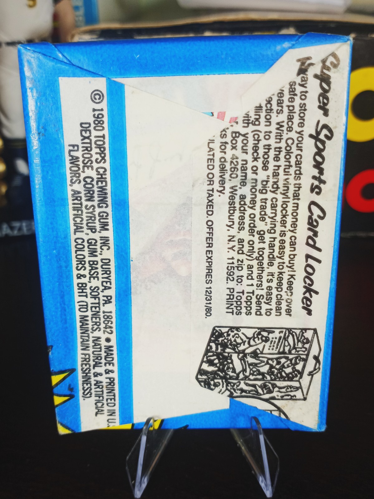 UNOPENED 1980 TOPPS BASEBALL WAX PACK POSSIBLE RICKEY HENDERSON RC ...