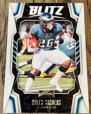 2020 Panini Playbook Miles Sanders BLITZ-14 Blitz Philadelphia Eagles ...