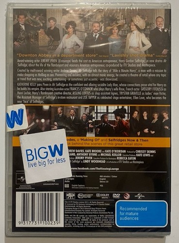 Mr Selfridge Season 1 And 2 DVD TV Show Region 2 4 5 PAL Brand New ...