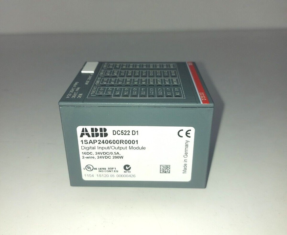 DC522 D1 ABB Digital Input/Output Module. 1SAP240600R0001- US Free TAX ...