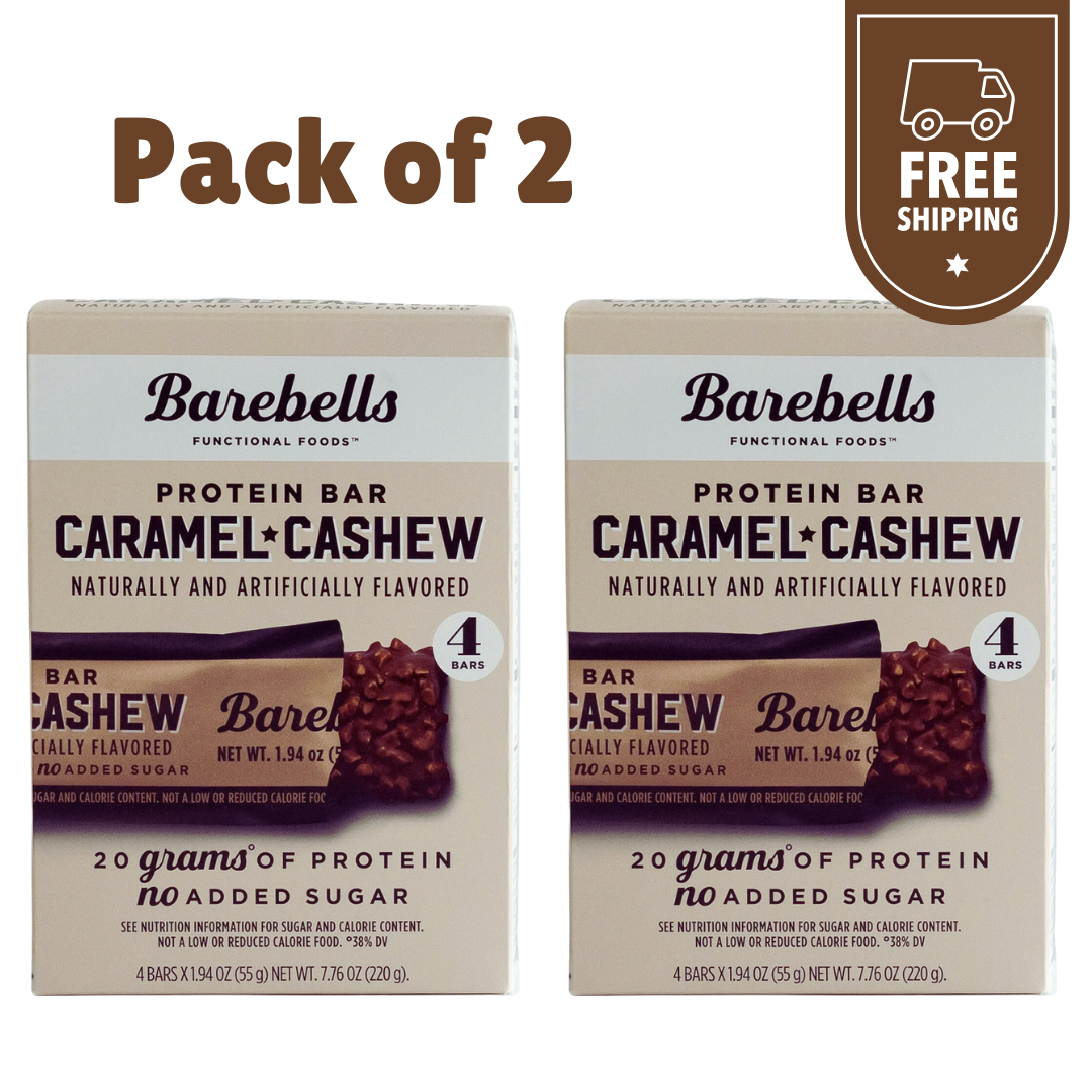 Barebells Protein Bar Caramel Cashew 4 Bars Barebell Bars (2 Pack) | eBay